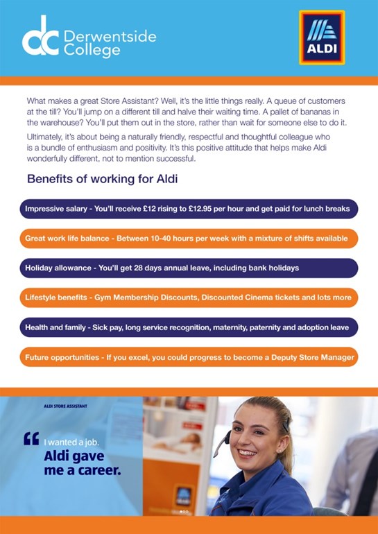 Derwentside College | aldi Hartlepool